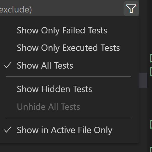 Test Ui Whats The Usage Of Show In Active File Only · Issue 128824 · Microsoftvscode · Github