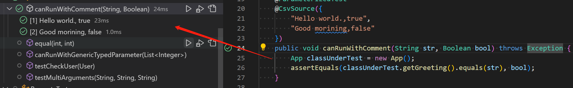 Support For Junit 5 Parameterized Tests · Issue 107 · Microsoftvscode 