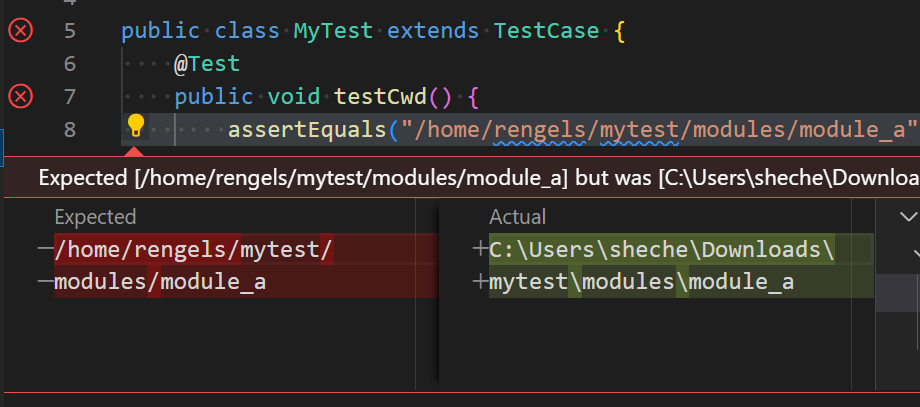 The working directory is not set to folder opened in VS Code when it's unmanaged folder · Issue ...