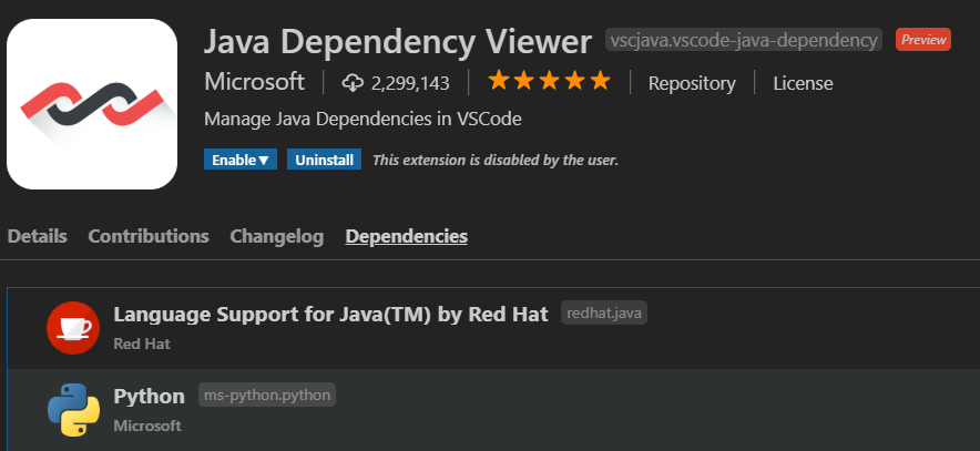 Wrong Extension Dependency List · Issue 75231 · Microsoftvscode · Github