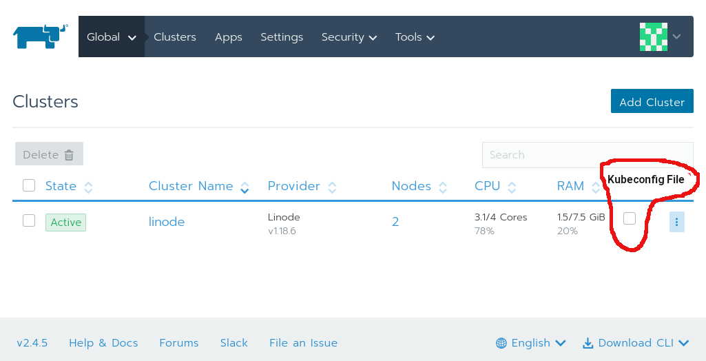 [UI] Rancher UI multi download of kubeconfig clusters files · Issue #28503 · rancher/rancher ...