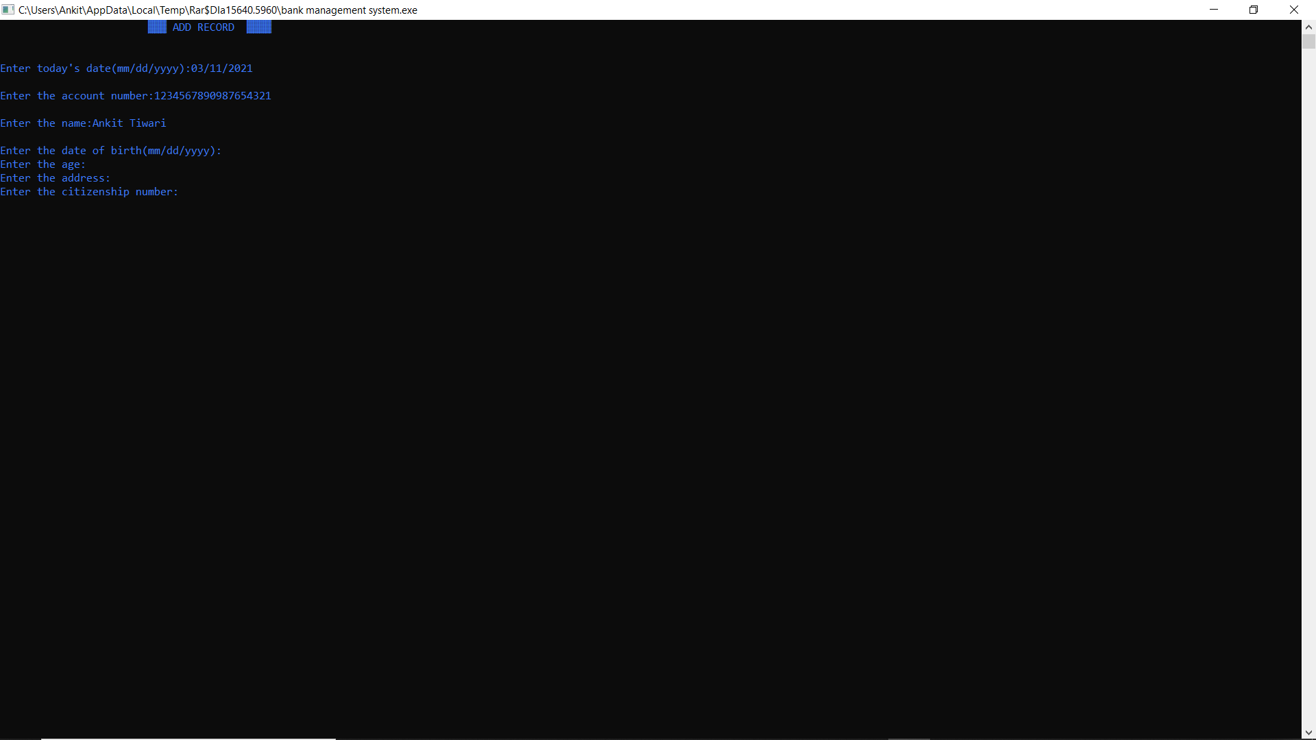 GitHub - ankit31199/Bank-Management-System-in-C: This is Bank ...