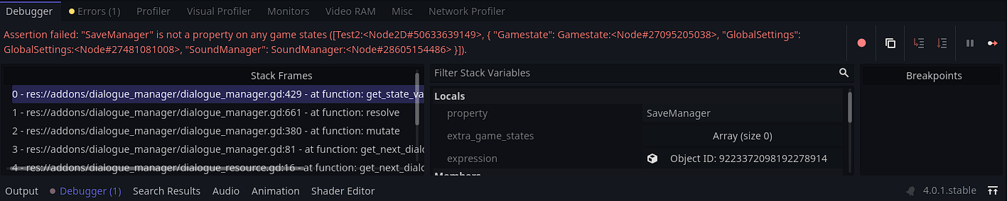 Assertion Failed With Gdextension · Issue 163 · Nathanhoadgodot 