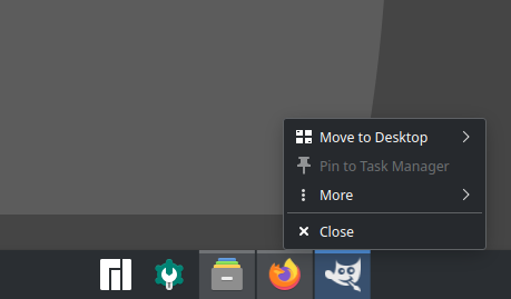 Can't pin GIMP to Task Manager · Issue #162 · flathub/org.gimp.GIMP ...
