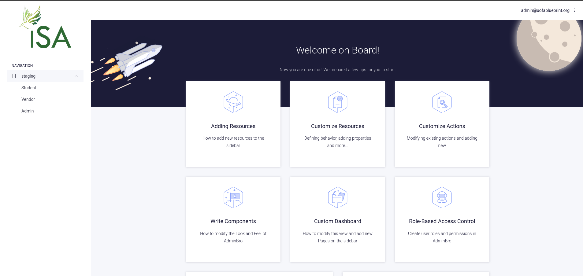 Style admin website · Issue #139 · UofA-Blueprint/issues · GitHub