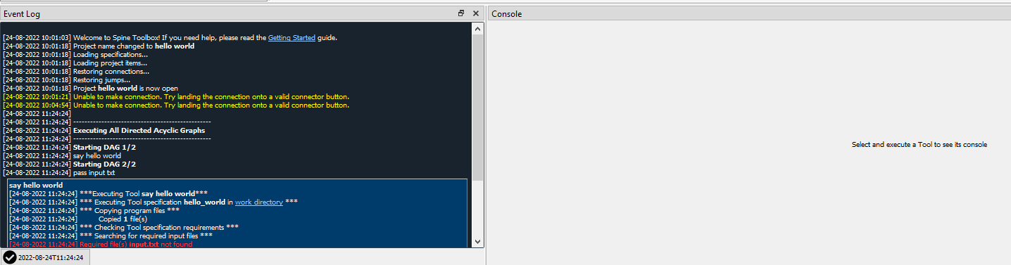 Unable to make connection · Issue #1749 · spine-tools/Spine-Toolbox · GitHub