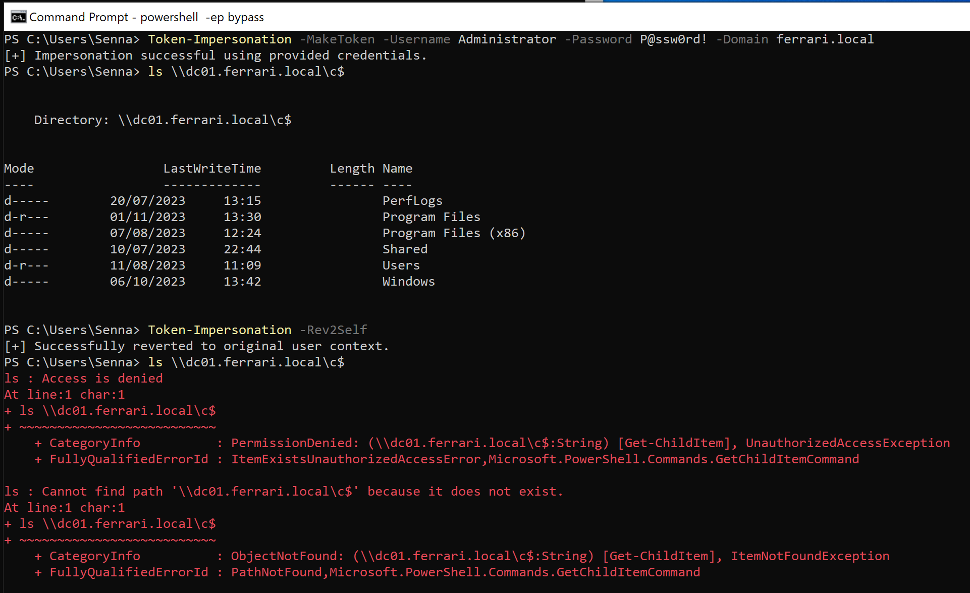 GitHub - Leo4j/Token-Impersonation: Make or Steal a Token