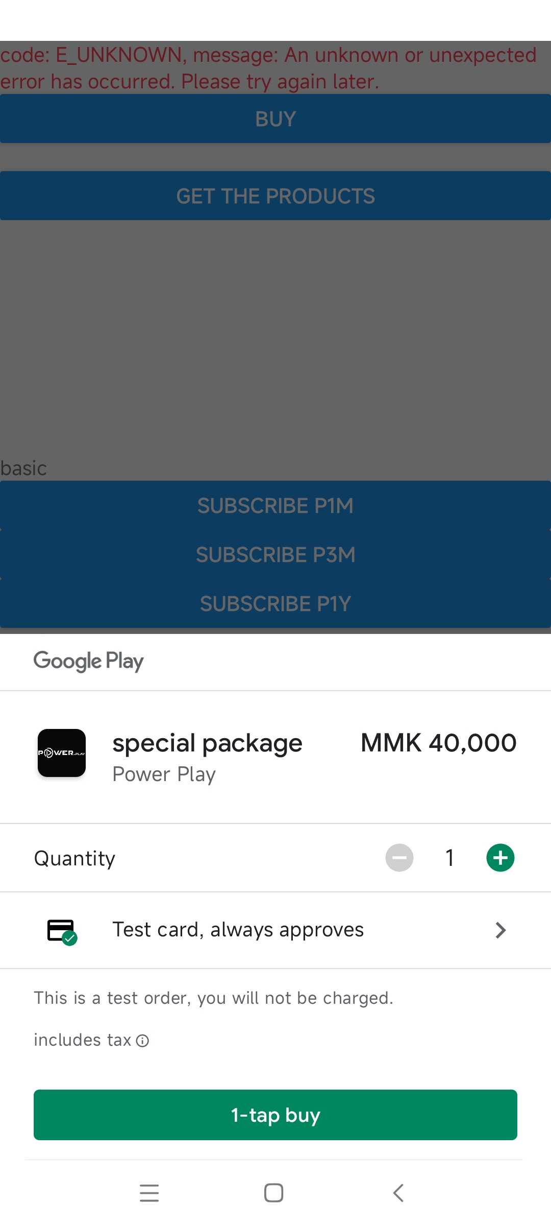 requestPurchase return E_UKNOWN and error code: 6 · Issue #2233 · hyochan/react-native-iap · GitHub