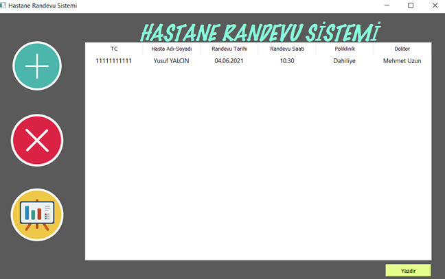 GitHub - yalcinyusuf/Hastane-Randevu-Otomasyonu: Hastane Randevu Otomasyonu