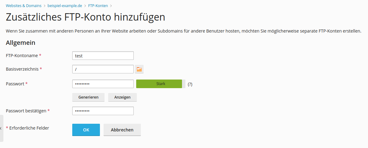 Webspace: FTP Zugang für Webspace einrichten | ZAP-Hosting Docs