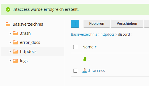 Webspace: Discord Weiterleitung via Domain einrichten | ZAP-Hosting Docs