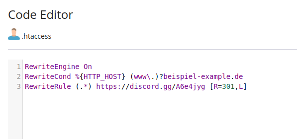 Webspace: Set up Discord forwarding via domain | ZAP-Hosting Docs