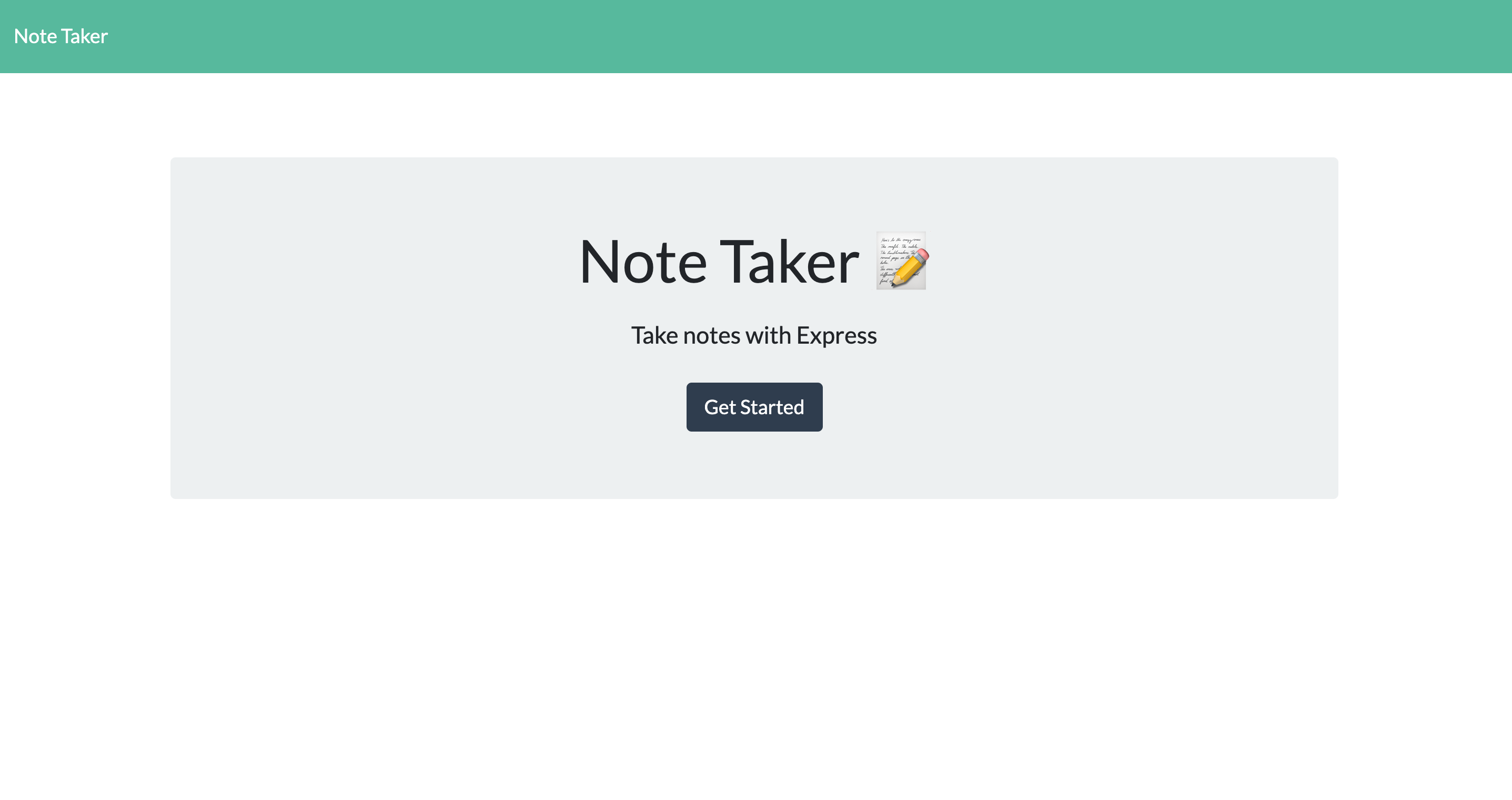 GitHub - Sabrina-Nawaz/note-taker: Note taker app that uses Express.js for the back end ...