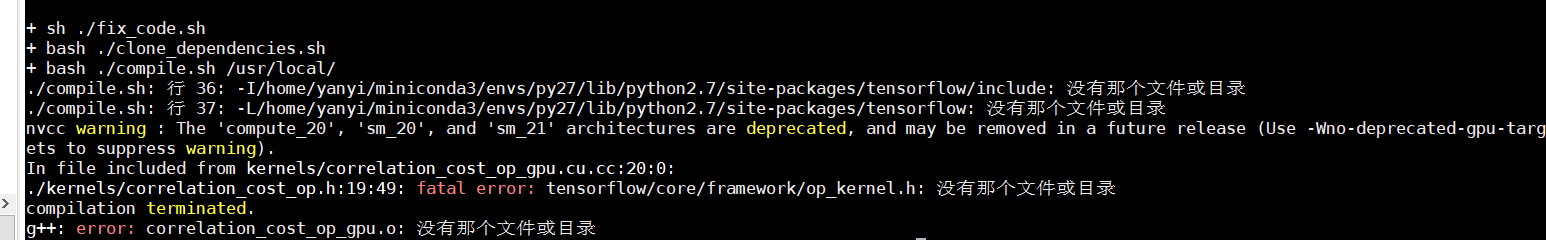 correlation_cost ./compile.sh error in Feelvos · Issue #6730 · tensorflow/models · GitHub