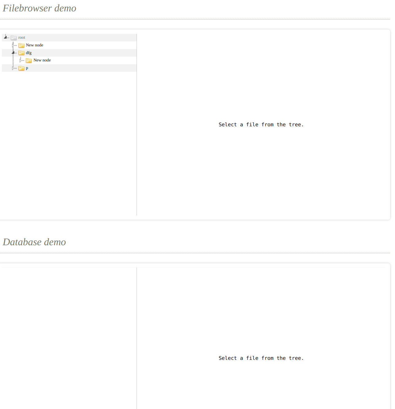 Database demo not working at https://www.jstree.com/demo/ · Issue #2753 ... Database demo not working at https://www.jstree.com/demo/ · Issue #2753 ...