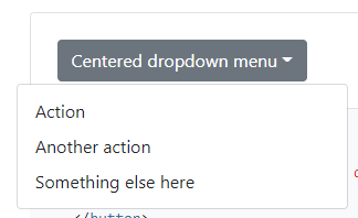 Provide dropdown-menu-center for the dropdowns to center the menu · Issue #35325 · twbs ...