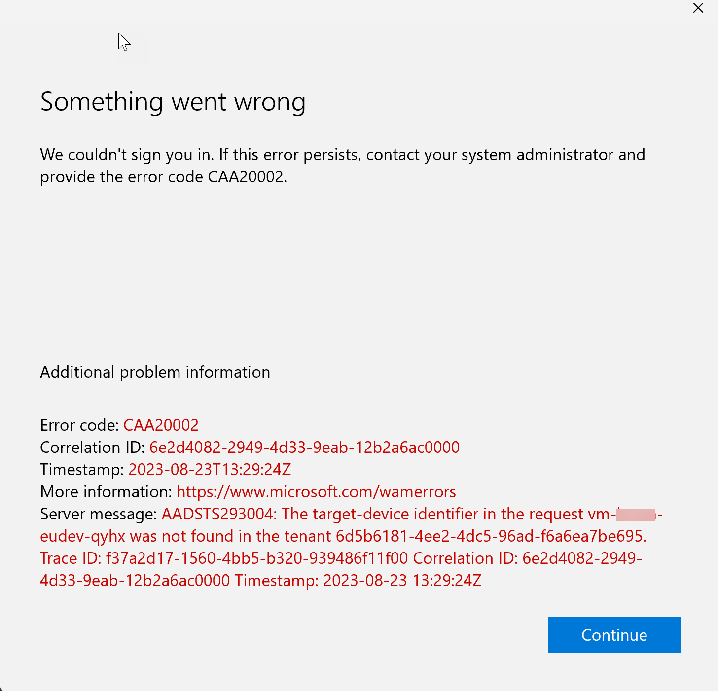 Az Network Bastion Rdp Ignores Windows System Name When Using Azure Ad Mfa · Issue 27245