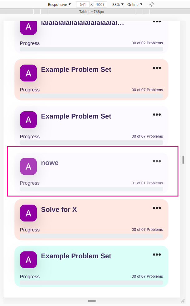Issue with displaying progress on the progress bar · Issue #1543 · benetech/MathShare · GitHub