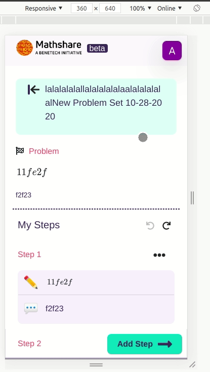 Top Banner: Problem Set Title (Mobile > Problem Solve) · Issue #1422 · benetech/MathShare · GitHub