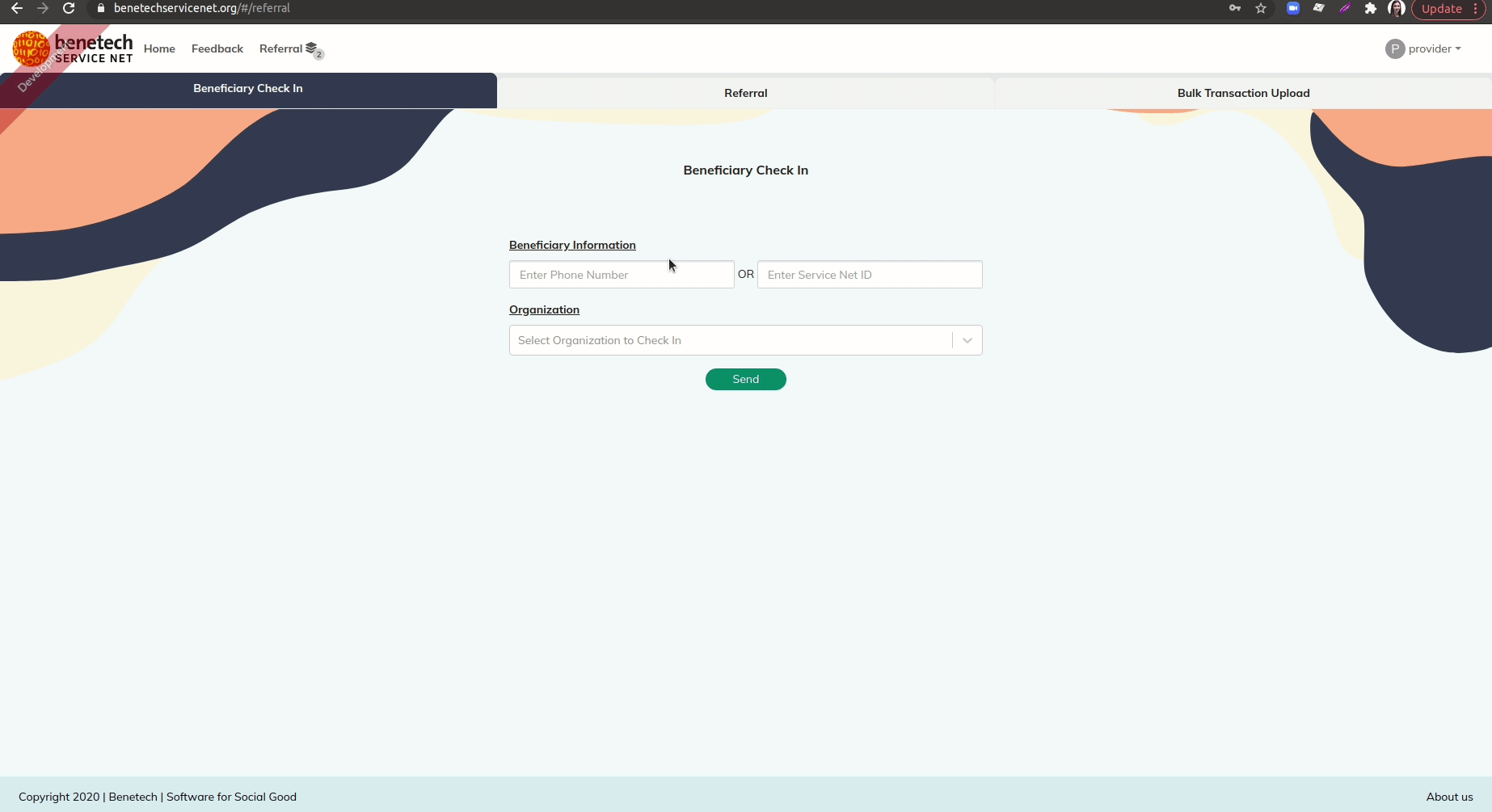 Referral Send Button not allow referral send SMS if not all locations ...