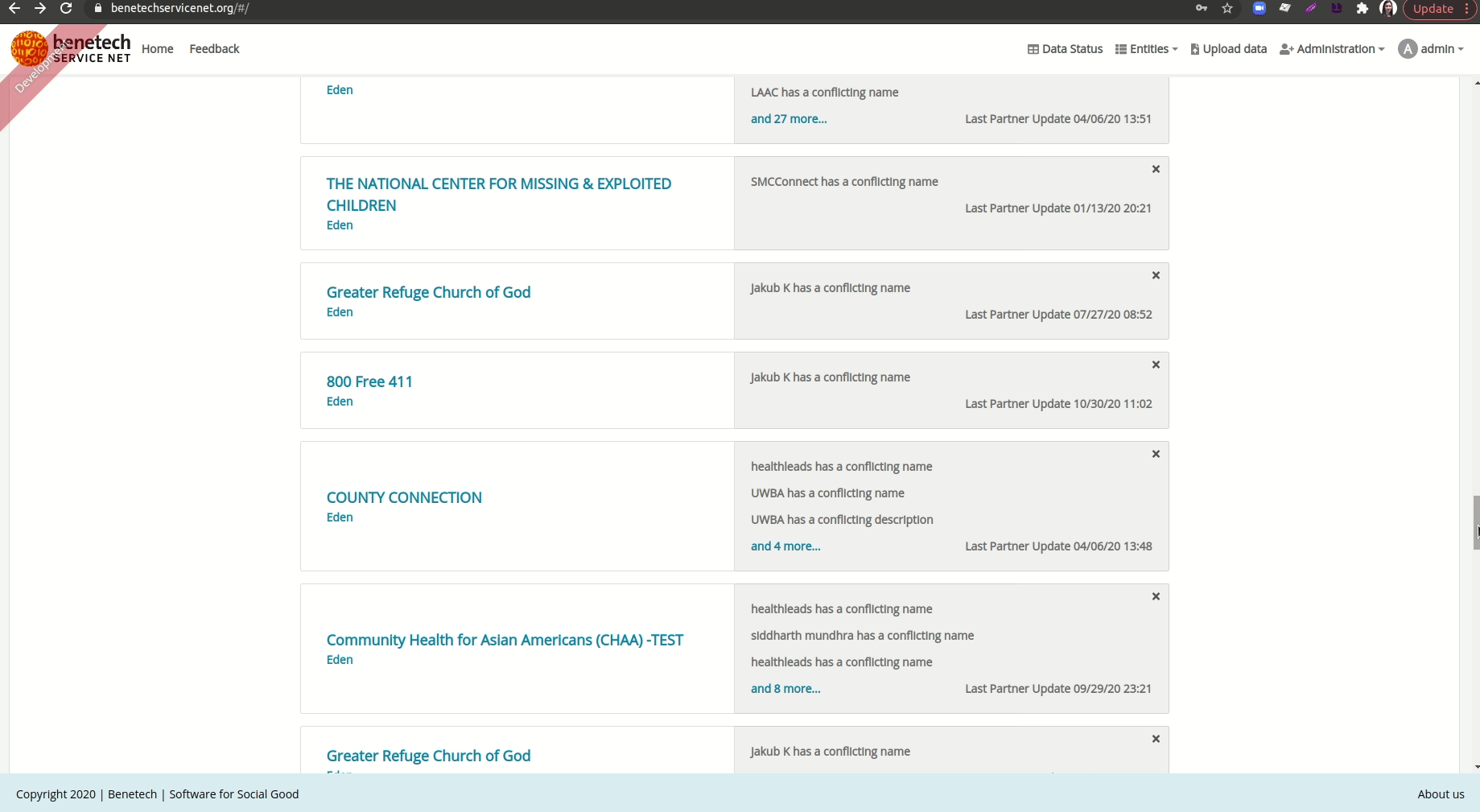 The spinner icon should spin until all records are loaded · Issue #1375 · openreferral ...