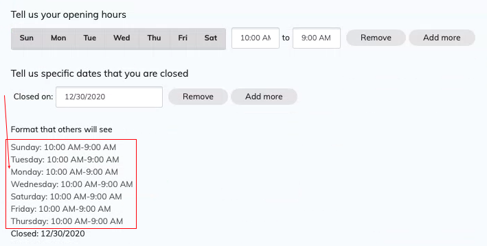 Adding Hours of operation to ServiceProvider · Issue #1149 · openreferral/ServiceNet · GitHub
