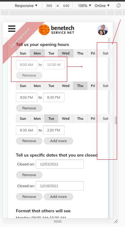 Adding Hours of operation to ServiceProvider · Issue #1149 · openreferral/ServiceNet · GitHub