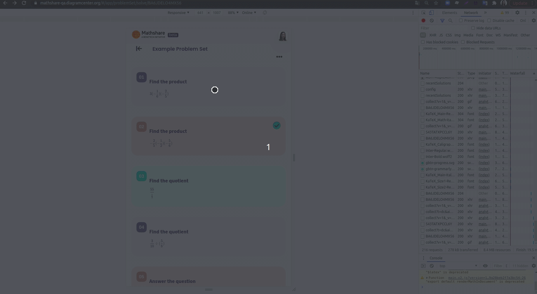 Finish Problem: Checkmark · Issue #1566 · benetech/MathShare · GitHub
