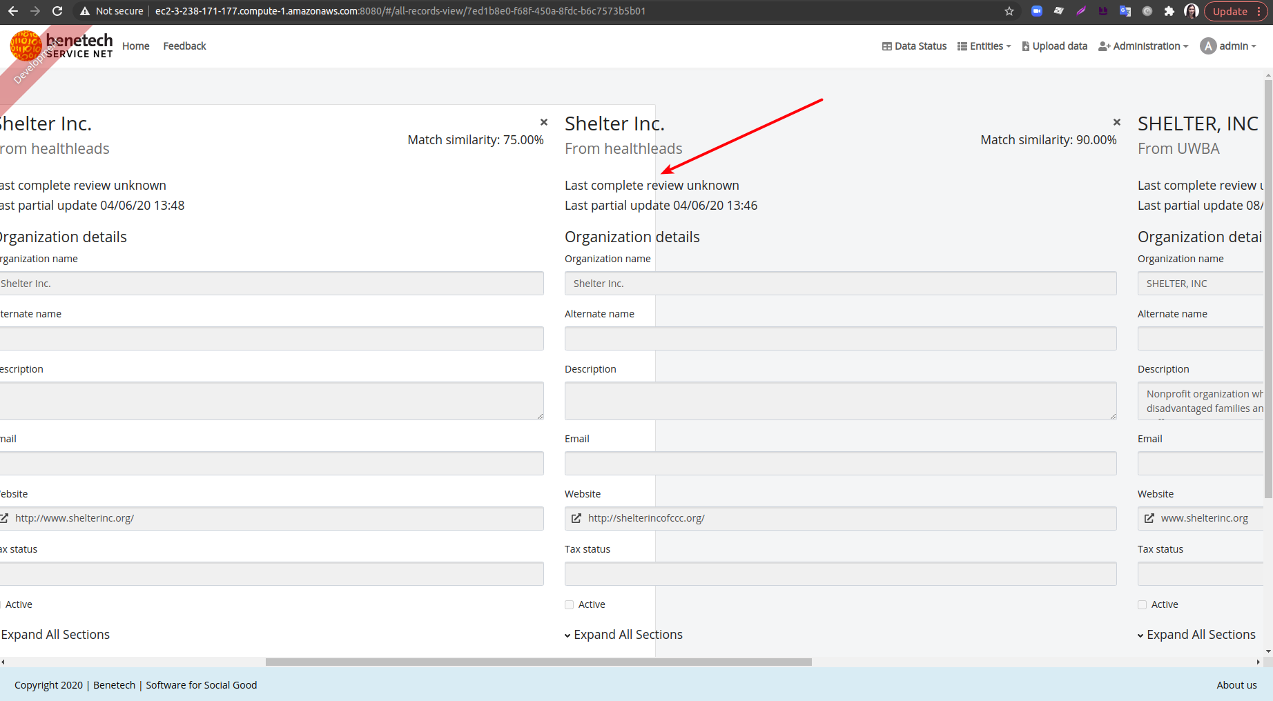 The white background ends suddenly in all-records-view · Issue #1510 · openreferral/ServiceNet ...