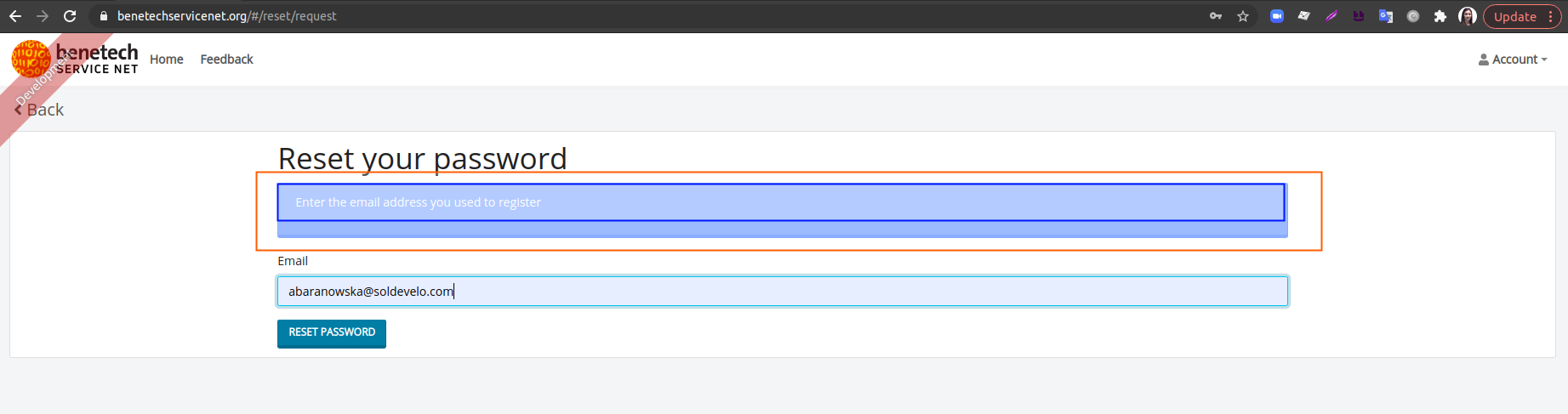 Work to enable mail server for reset emails · Issue #382 · openreferral/ServiceNet · GitHub