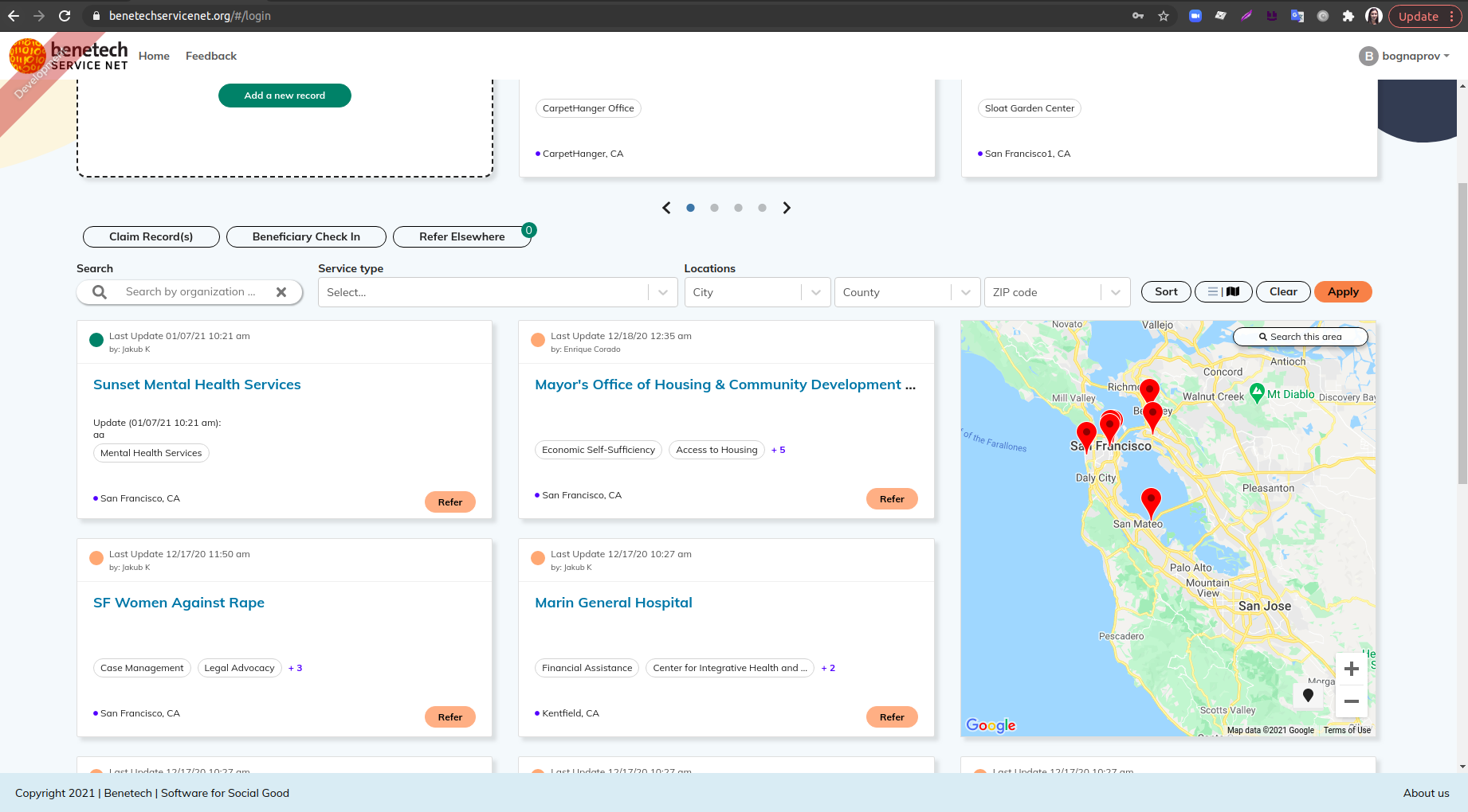 Public and CBO map change · Issue #1399 · openreferral/ServiceNet · GitHub