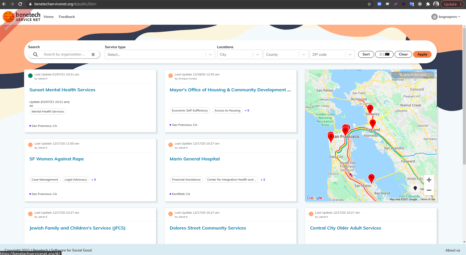 Public and CBO map change · Issue #1399 · openreferral/ServiceNet · GitHub