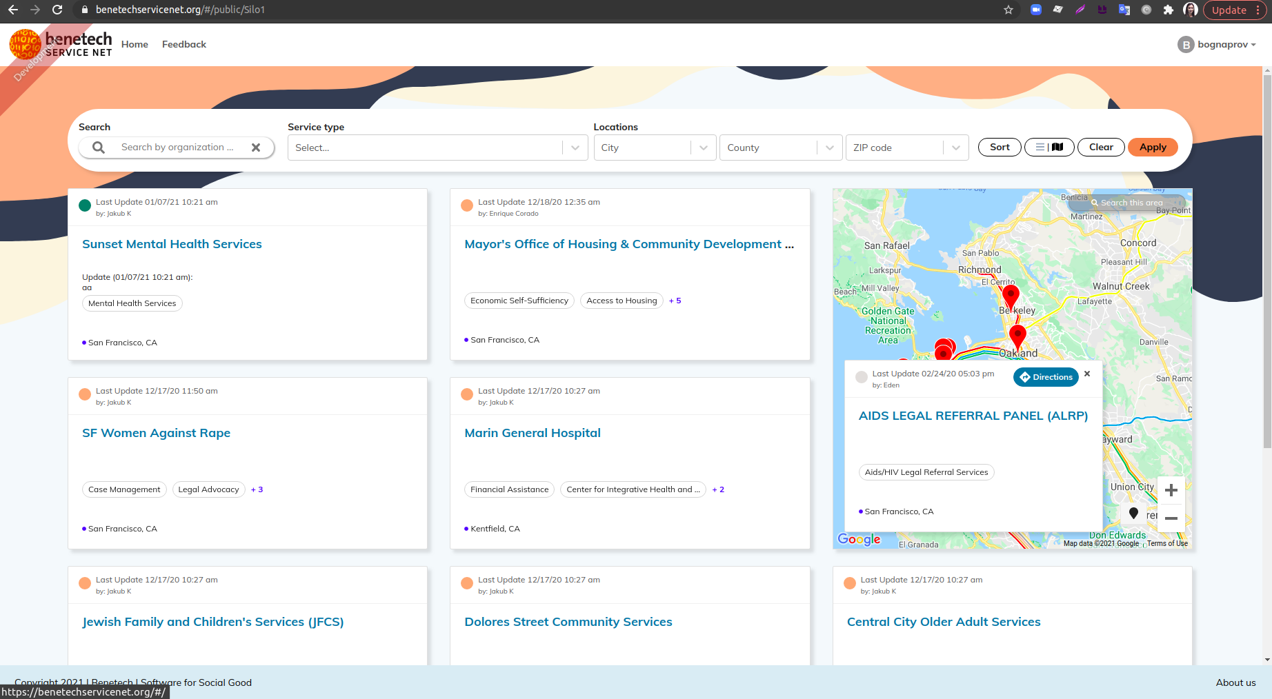 Public and CBO map change · Issue #1399 · openreferral/ServiceNet · GitHub