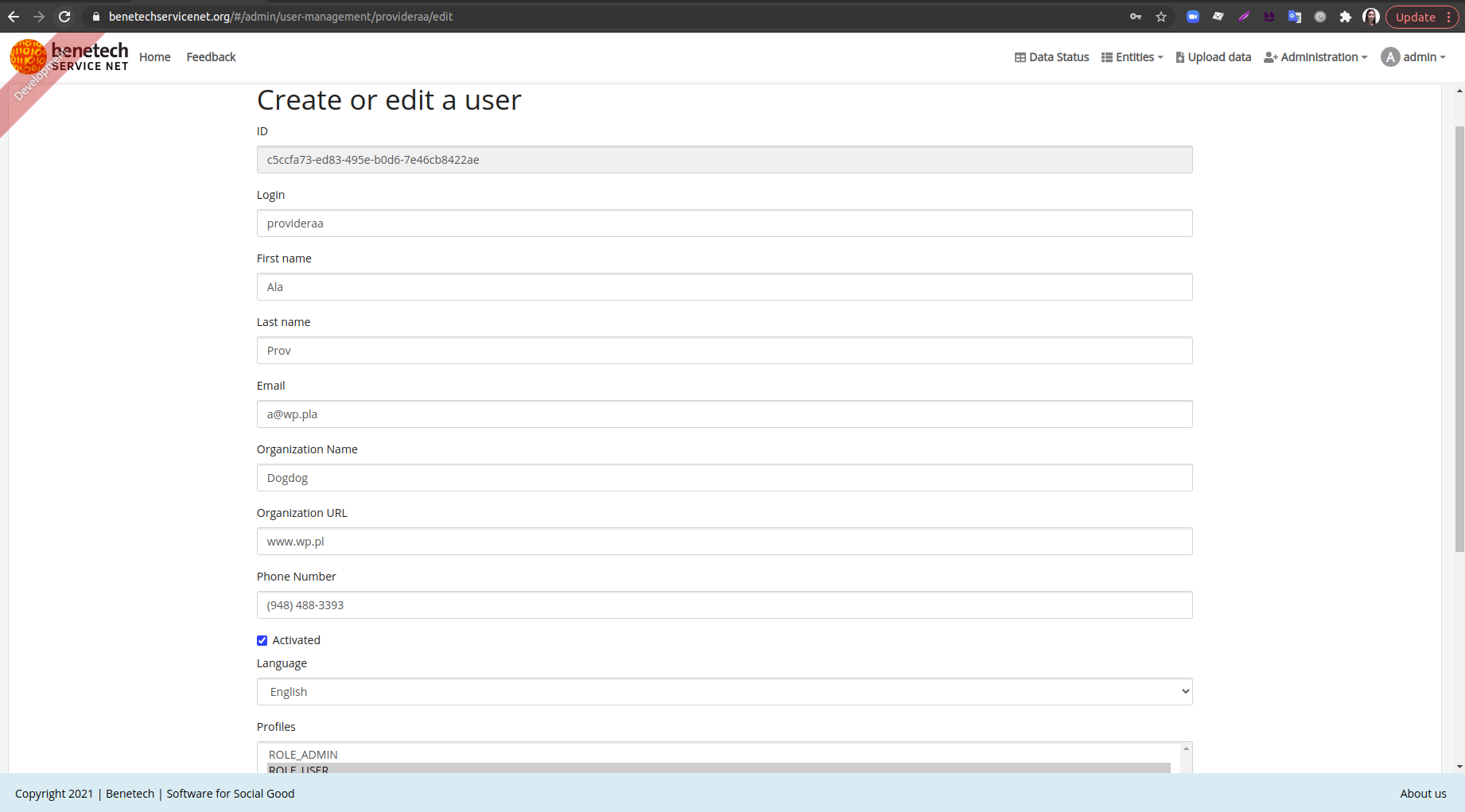 Registration page new fields · Issue #1430 · openreferral/ServiceNet · GitHub