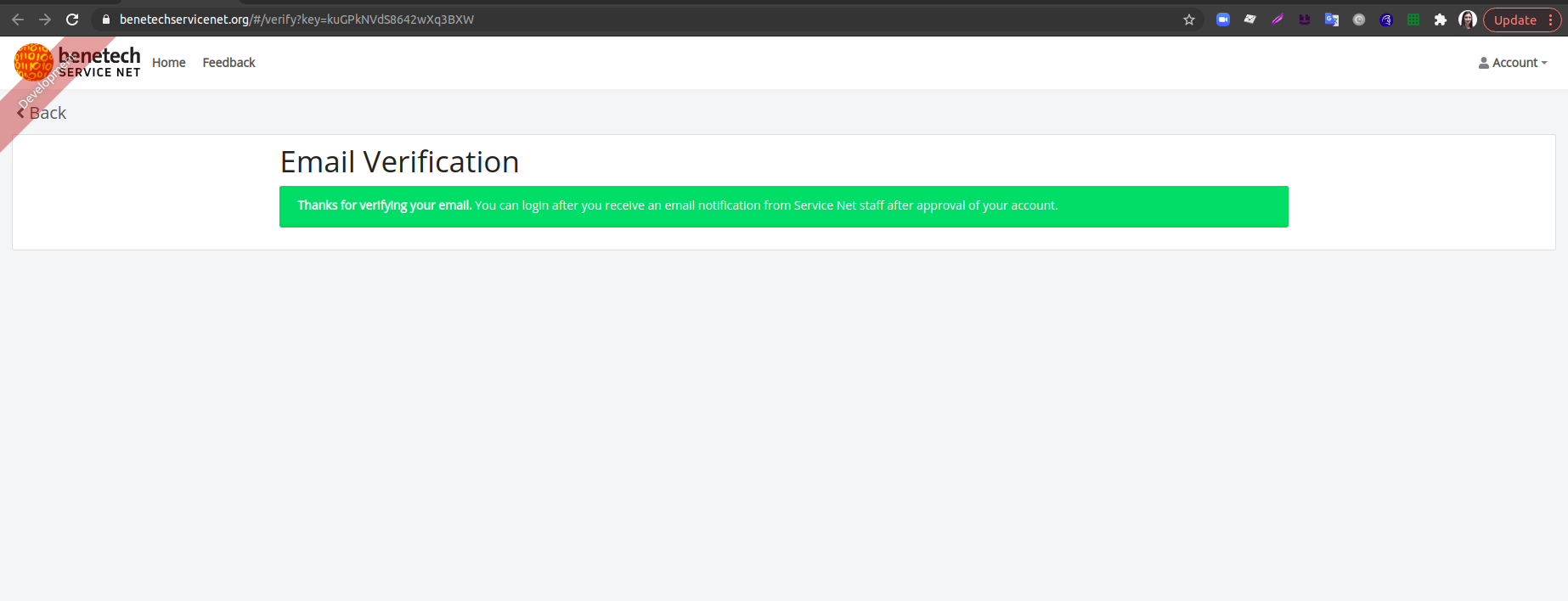 Email Verification + Benetech admin approval · Issue #1451 · openreferral/ServiceNet · GitHub