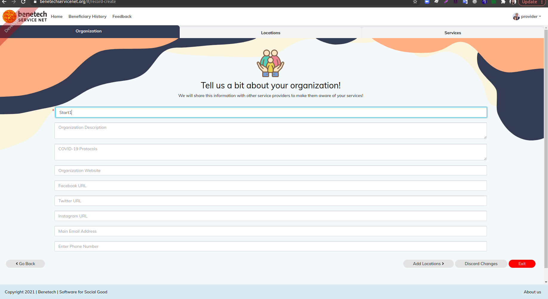 Add "Discard Changes" button while creating a new record to every stage · Issue #1546 ...