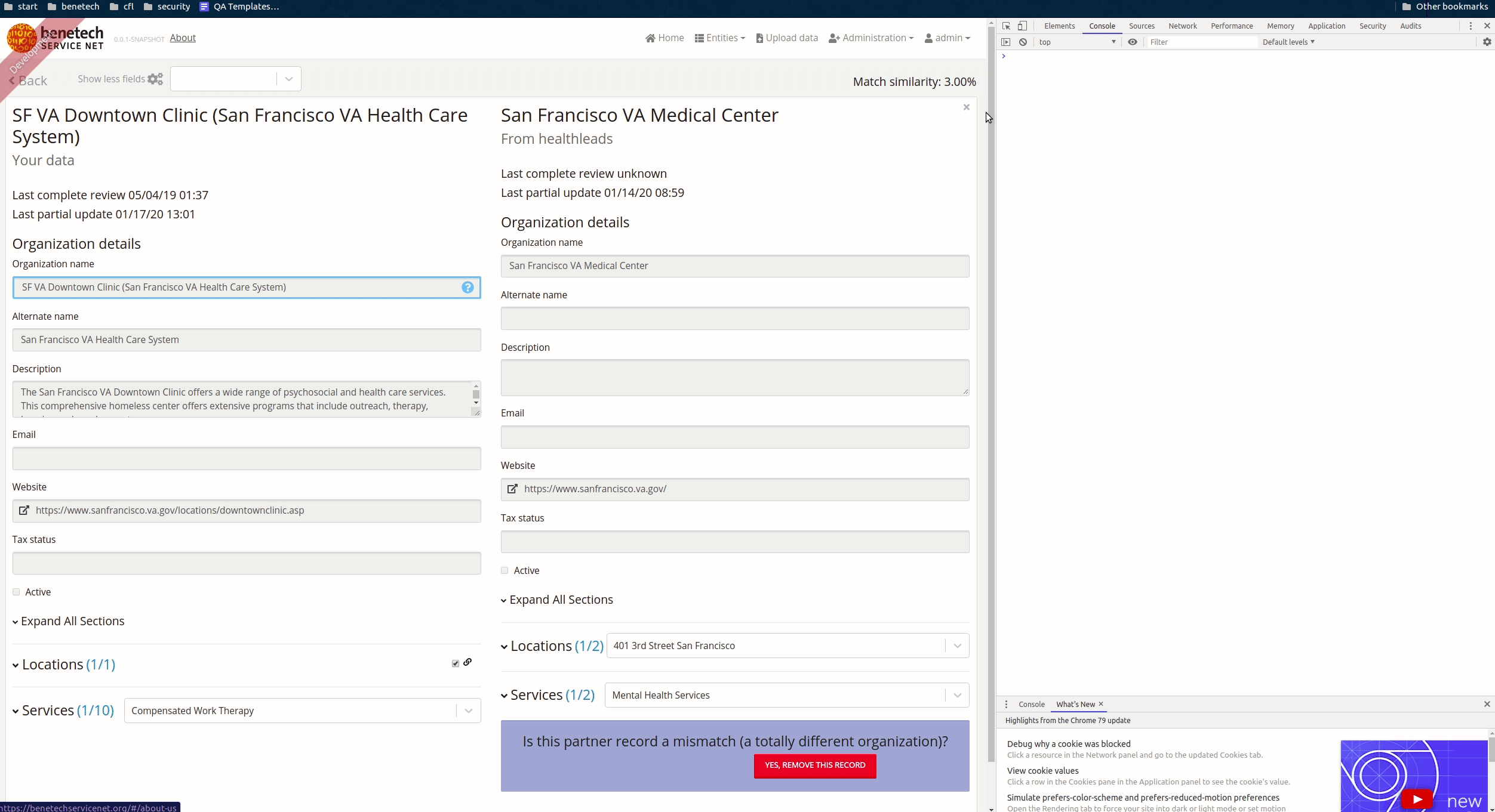 The error message is thrown during hiding the records from multi/all record view and from the ...