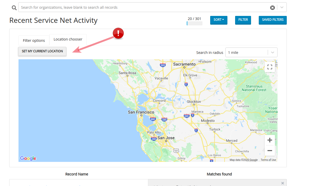 "Set my current location" button doesn't work · Issue #871 · openreferral/ServiceNet · GitHub
