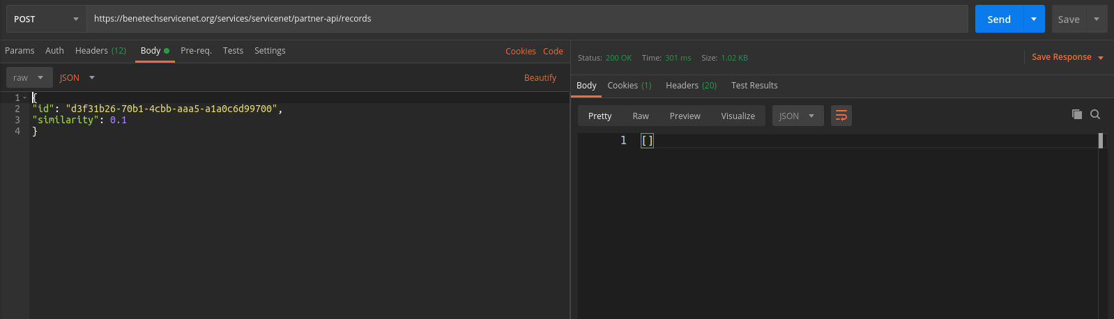 API: Request matching records · Issue #783 · openreferral/ServiceNet ...