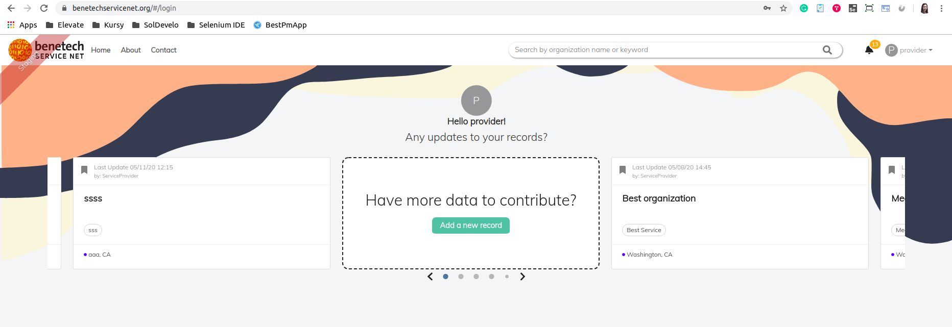 Integrate Card with carousel · Issue #958 · openreferral/ServiceNet · GitHub