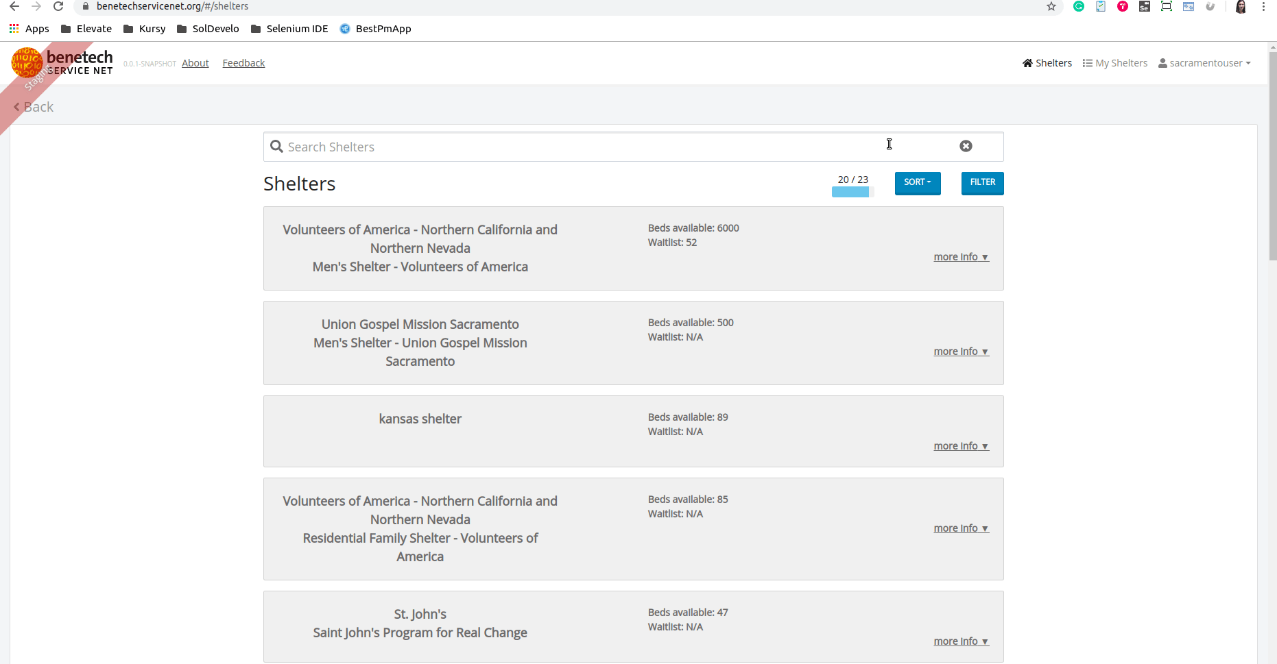 Issue with displaying shelters on the SACRAMENTO_USER homepage · Issue #975 · openreferral ...