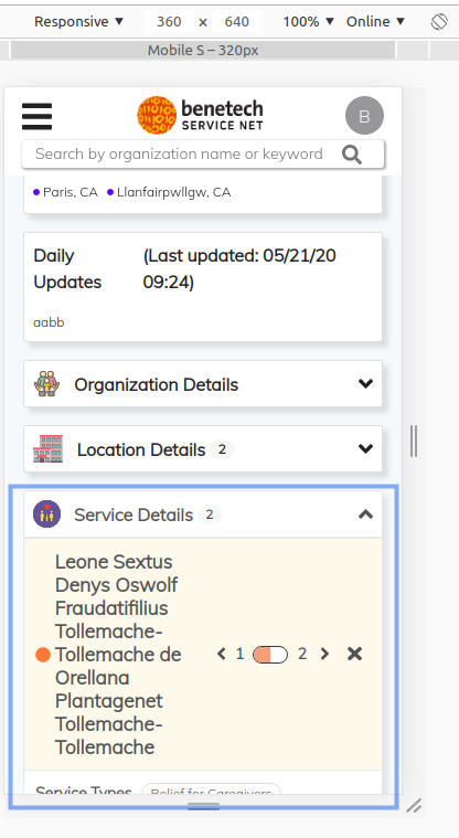 Ui Issue When Displaying Long Service Names · Issue 1015 · Openreferralservicenet · Github