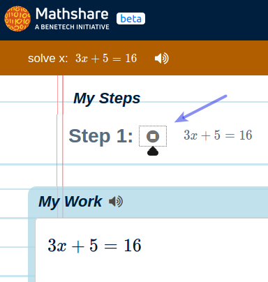 TTS button that is easily identified and accessible · Issue #1000 · benetech/MathShare · GitHub
