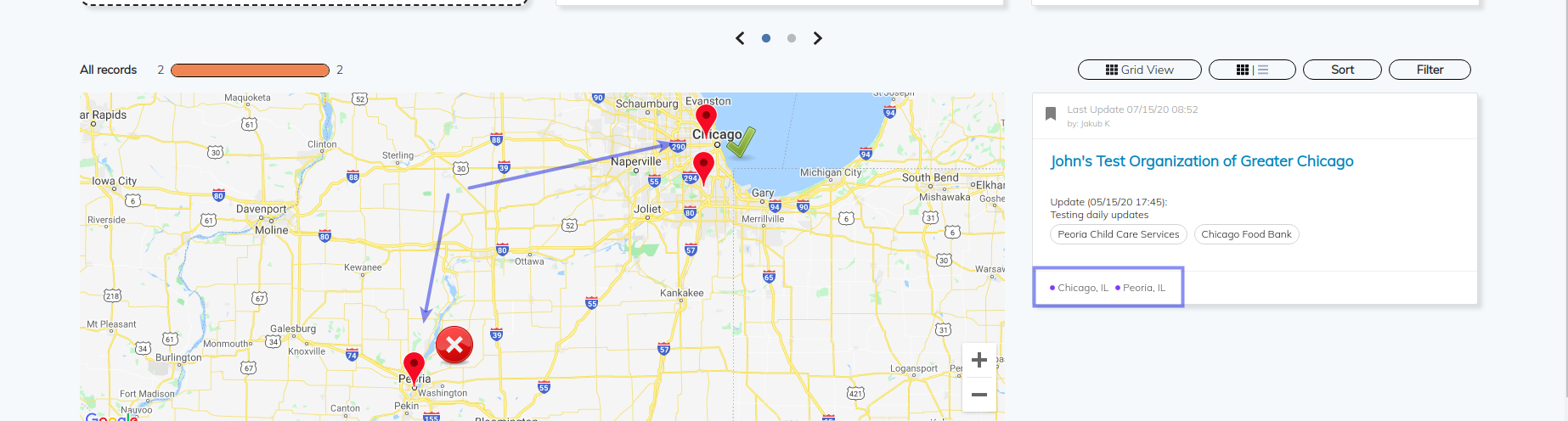 Map view on ServiceProvider view should respect filters · Issue #1108 · openreferral/ServiceNet ...