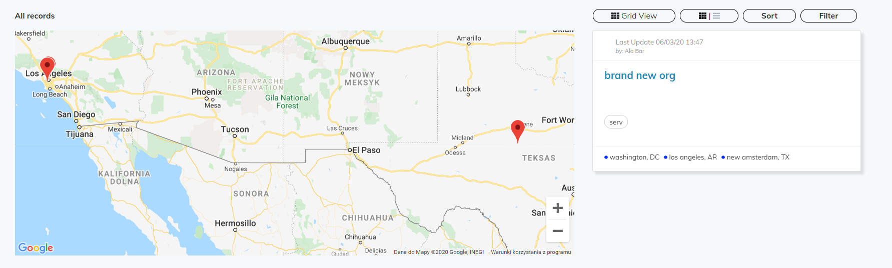 Map view on ServiceProvider view should respect filters · Issue #1108 · openreferral/ServiceNet ...