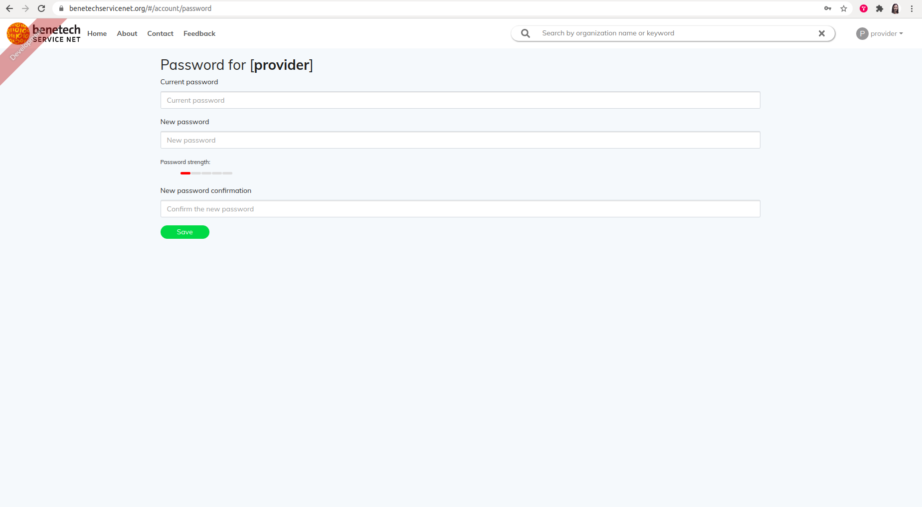 ServiceProvider Feedback link · Issue #1133 · openreferral/ServiceNet · GitHub