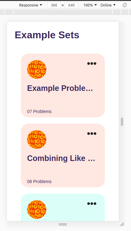 Inconsistent width/centering on cards · Issue #1482 · benetech/MathShare · GitHub