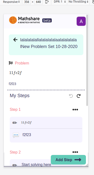 Top Banner: Problem Set Title (Mobile > Problem Solve) · Issue #1422 · benetech/MathShare · GitHub