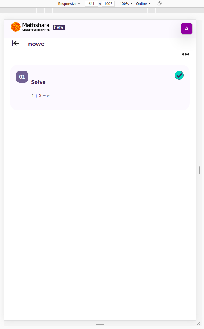 Tablet: Problem Card: Completion Status (Tablet > Dashboard) · Issue #1462 · benetech/MathShare ...