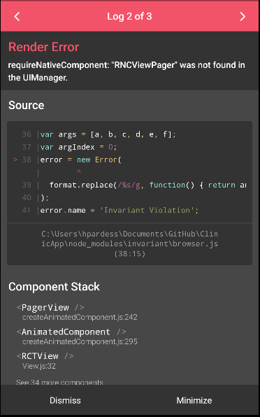 requireNativeComponent: "RNCViewPager" was not found in the UIManager. · Issue #125 · callstack ...
